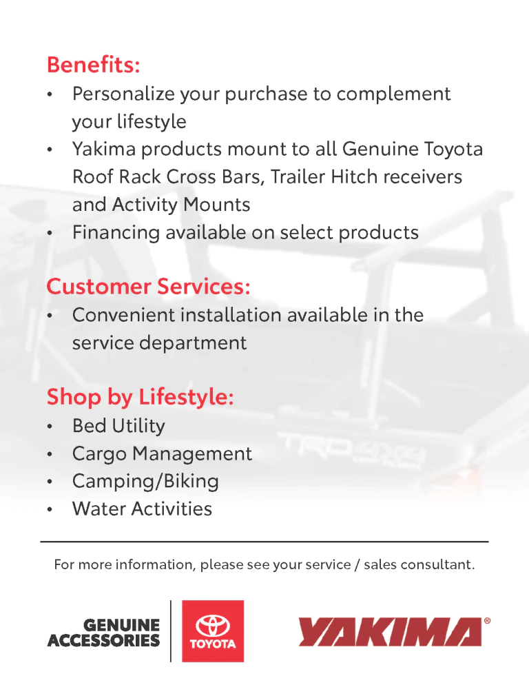 Toyota / Yakima Partnership - Taylor Toyota