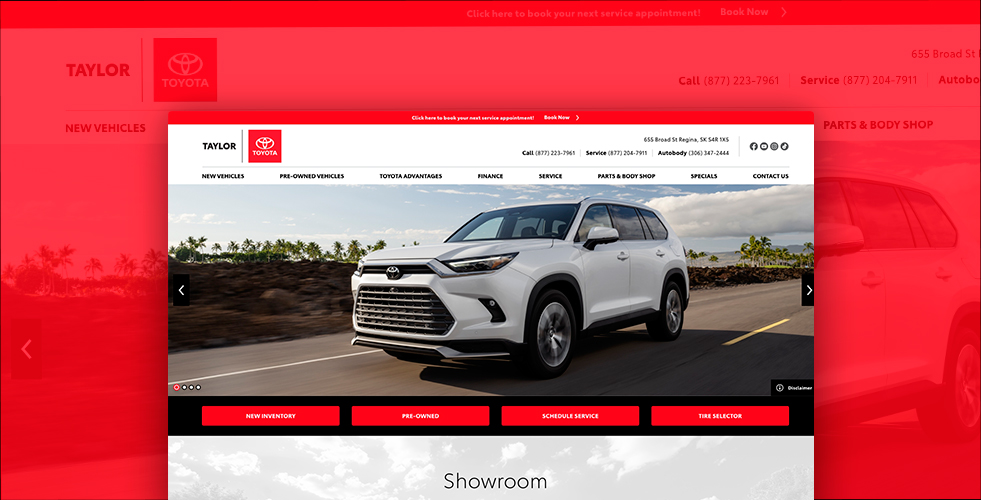 Taylor Toyota: New & Used Toyota Dealership | Regina, SK.